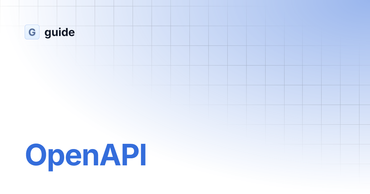 OpenAPI | guide